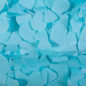 Anderson's Light Blue Vinyl Floral Sheeting, 36 Inches x 10 Yards, Parade Float Decorations for Trailer, Party Decorations