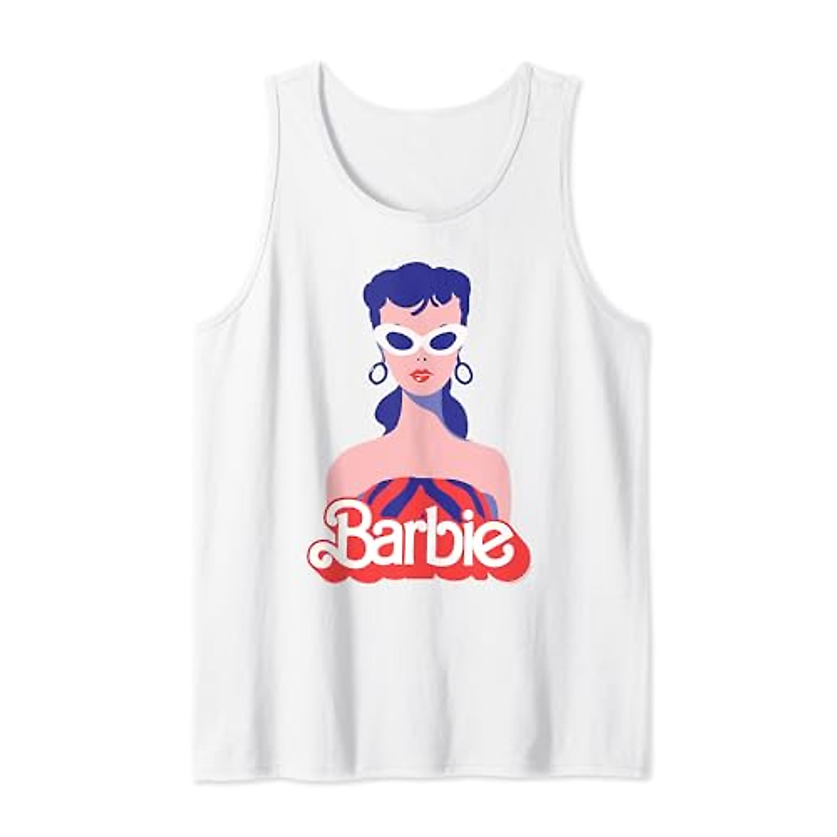 Barbie 60th Anniversary Red Logo Tank Top