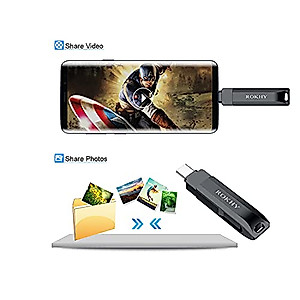 ROKHY Flash Drive USB Type C Both 3.2 Tech - 2 in 1 Dual Drive Memory Stick High Speed OTG for Android Smartphone Computer, MacBook, Google's Chromebook Pixel, Samsung - 32GB
