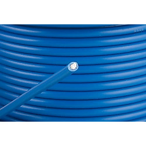 Audiopipe One roll 14 GA Gauge 100 feet Blue Car Audio Home Primary Remote Wire