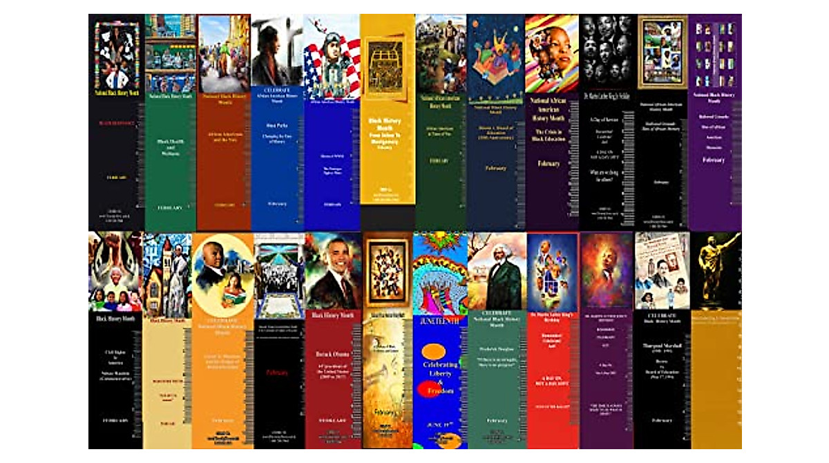 Black History Month Bookmarks Set - Celebrate & Educate