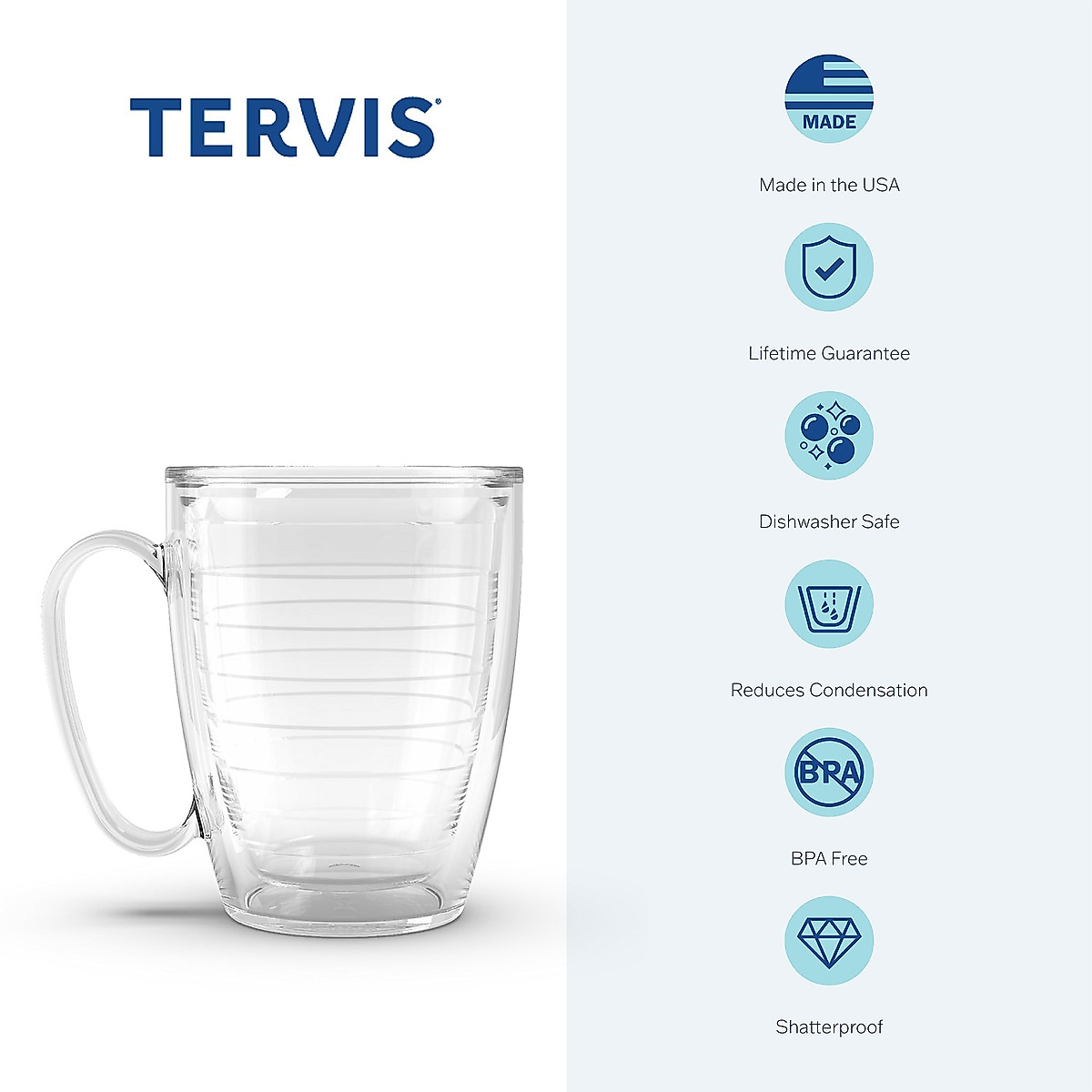 Tervis Cat Sayings Made in USA Double Walled Insulated Tumbler Travel Cup Keeps Drinks Cold & Hot, 16oz Mug, Classic