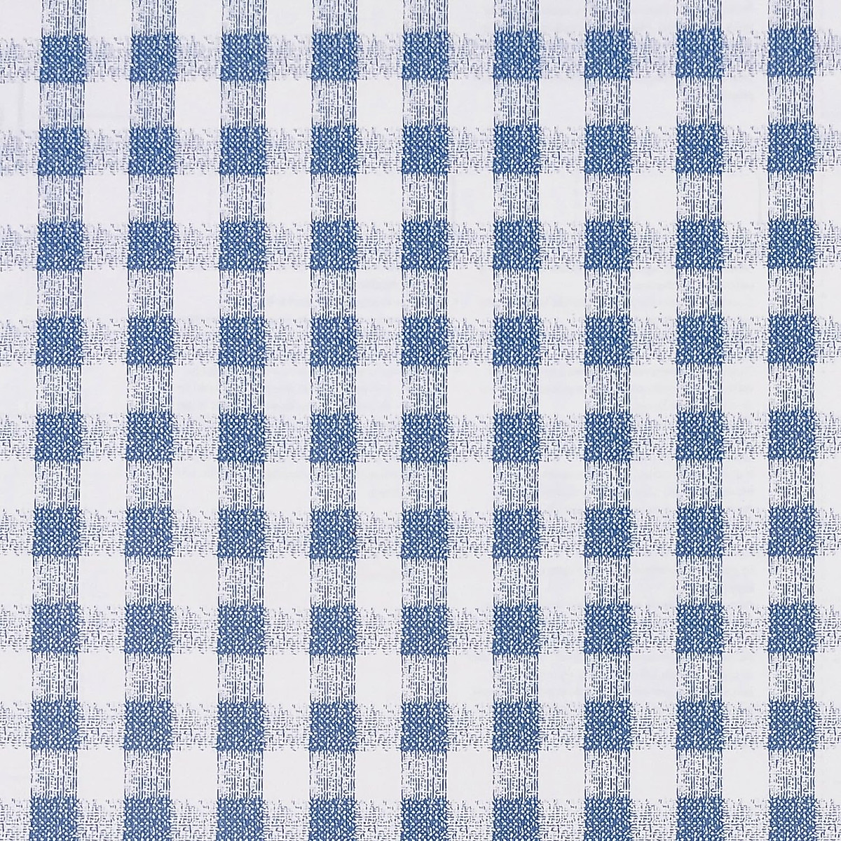 LoveFaye Mediterranean Style Furniture Paper Blue-White Gingham Countertop Door Sticker Shelf Liner 17.7inch by 9.8 Feet