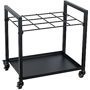 Blueprint Roll File Holder Storage - 12 Slots Rack Cart