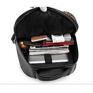 Halloween Studded Backpack 3D Goat Head Sculpture 3D Model Backpack Laptop Computer Handbags Travelling Rucksack Bag