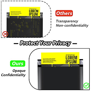 JinRuiKJ Thank You Poly Mailer 100 PCS Shipping Bags Black Envelopes with Self Adhesive, Waterproof and Tear-Proof Postal Bags, Chic Packaging Bags for Small Business, 10x13 Inches, Bulk