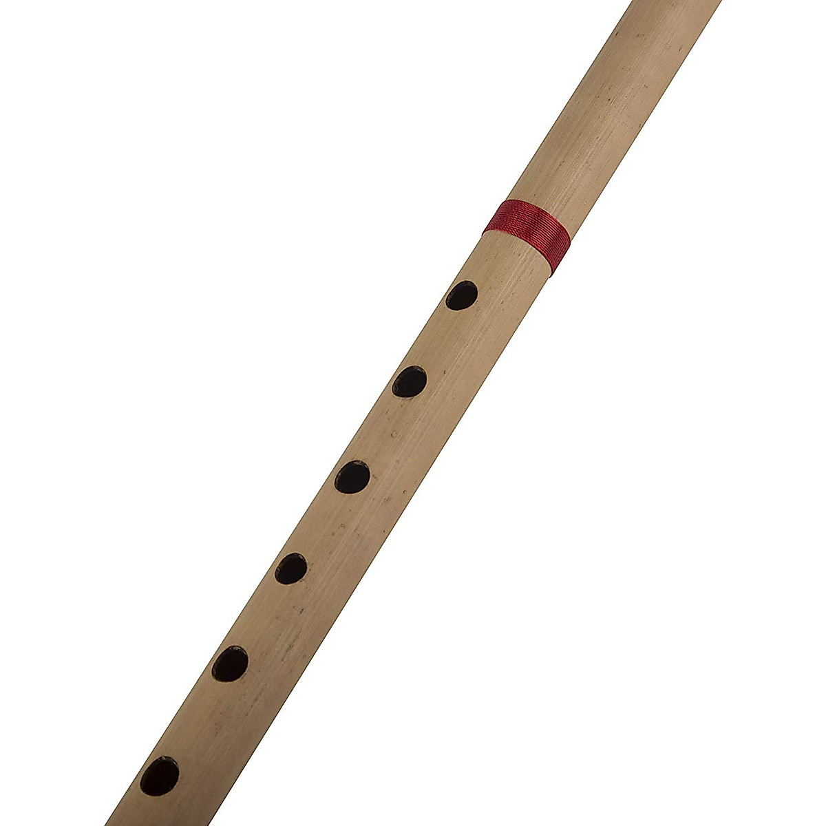 17 Inch Authentic Indian Wooden Bamboo Flute in 'A' Key Fipple Woodwind Musical Instrument Recorder Traditional Bansuri Handcrafted Novelty Decoratives & Collectibles