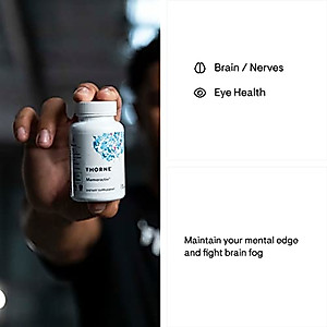 Thorne Memoractiv - Nootropic Brain Supplement for Focus, Creativity, and Concentration - Ashwagandha, Ginkgo, Lutemax, Bacopa, Pterostilbene - Gluten-Free, Dairy-Free - 60 Capsules - 30 Servings