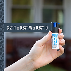 SABRE Practice Spray with Twist Lock, Inert Water-Based Formula, 10-Foot (3-Meter) Range, Helps to Build Confidence, Muscle Memory, and Familiarity