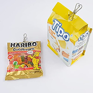 Clothespins Laundry Chip Clips - 100 Pack Bulk Durable Stainless Steel Clothes Pins,Heavy Duty Clamp Metal Wire Clothes Pegs with One Storage Bag & 2 Hooks,for Outdoor Clothesline Home Kitchen Office