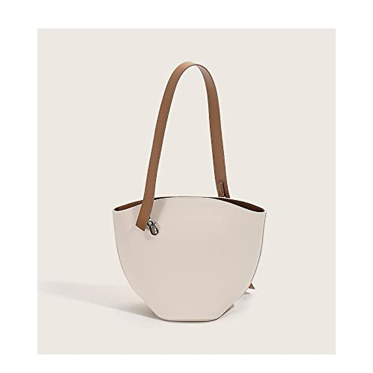 Bucket Bags for Women, Genuine Leather Tote Bag Ladies Purses and Handbags Designer Hobo Shoulder Bags with Adjustable Strap