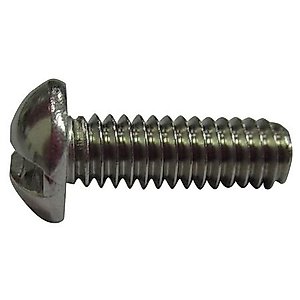 #6-32 x 1/4" Round Head Slotted Machine Screw, 100 pk.