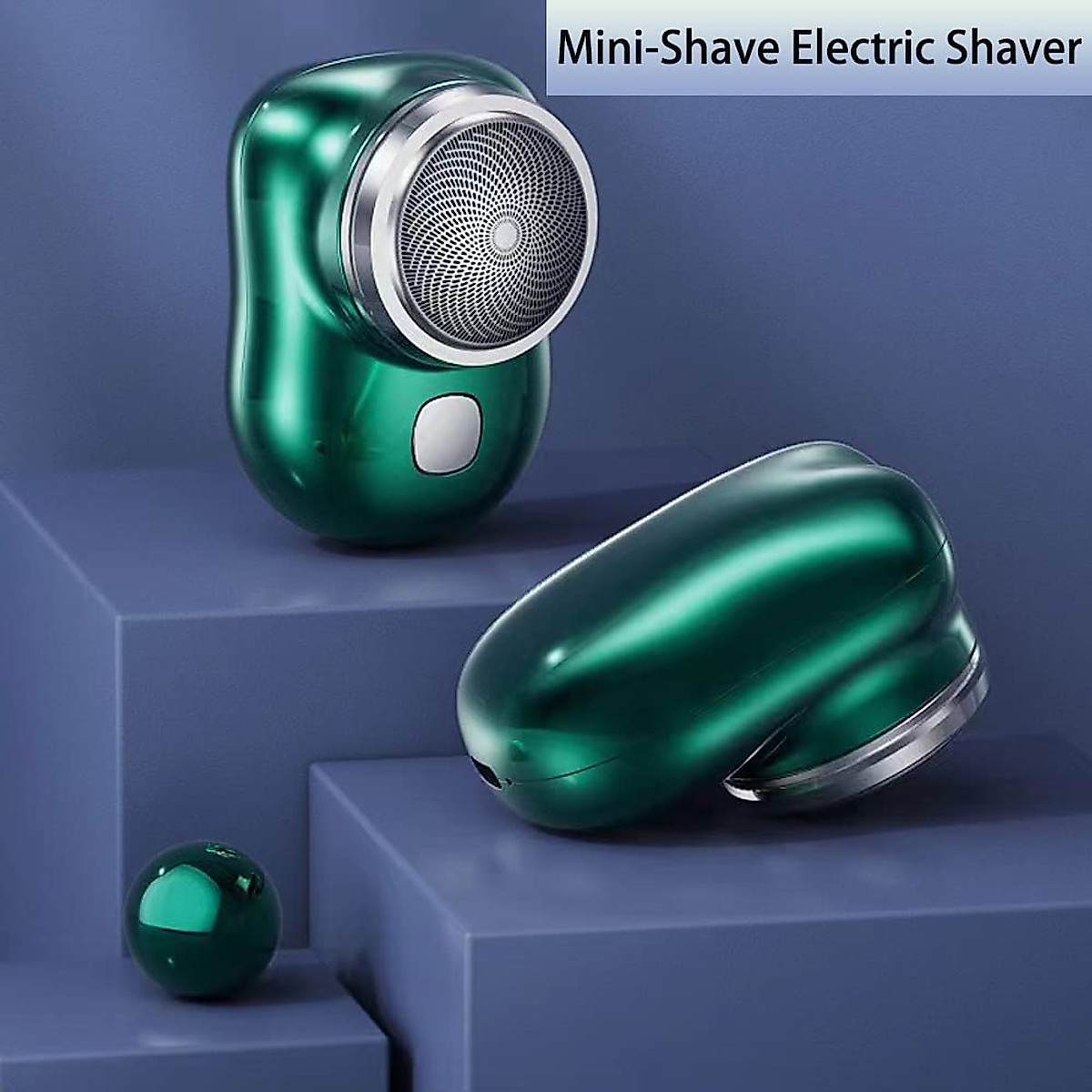 Mini-Shave Portable Electric Shaver, 2023 New Upgrade Mini Electric Razor Shavers for Men, Rechargeable Shaver Easy One-Button Use Suitable for Home,Car Travel,Father's Day,Mother's Day Gift