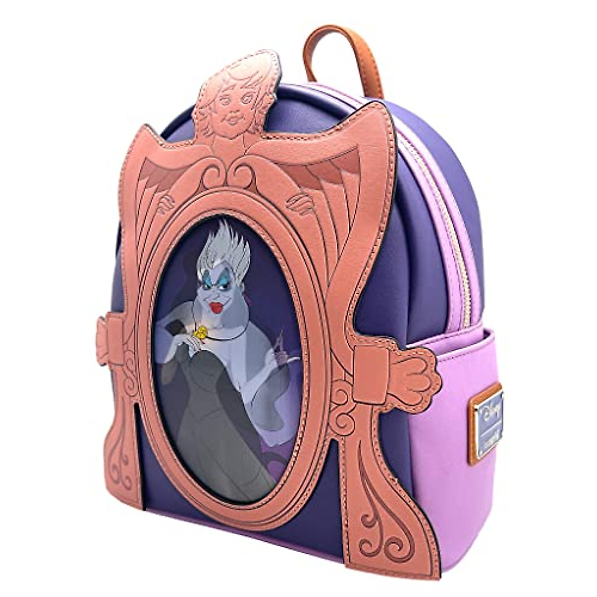 Loungefly X LASR Exclusive Disney Little Mermaid Ursula & Vanessa Lenticular Mini Backpack - Fashion Cosplay Disneybound Cute Backpacks