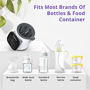 Fast Baby Bottle Warmer, 7-in-1 Bottle Warmer for Breastmilk and Formula, Food Jars, Breastmilk Bags, Fast Heating & Defrosting BPA-Free with LCD Display, Timer, Accurate Temperature Control