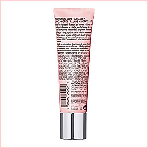 Face Primer by Revlon, PhotoReady Face Gloss Rose Glow, Face Makeup for All Skin Types, Hydrates, Illuminates & Moisturizes, Infused with Glycerin & Olive Oil Extract, 80% Water, 1 Fl Oz