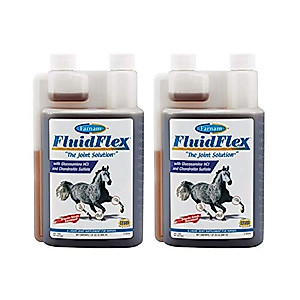 FA Farnam 2 Pack of Fluid Flex, 32 Ounces Each, Liquid Joint Supplements for Horses2