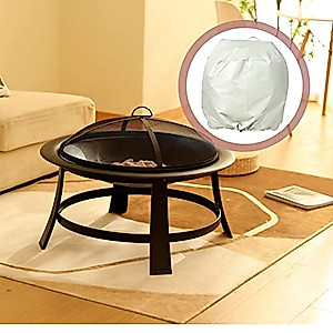 HANABASS Small Grill Cover BBQ Grill Cover Drawstring Grill Cover Garden Grill Cover Cover Round Grill Cover