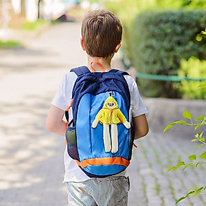 Zhanmai 2 Pieces Banana Doll Plush Stuffed Man Toy with Magnet Pose Funny Man Doll Decompression Toy Plush Pillow Toy Stuffed Doll Toy Present for Teens, Yellow, 7.1 Inch/ 18 cm