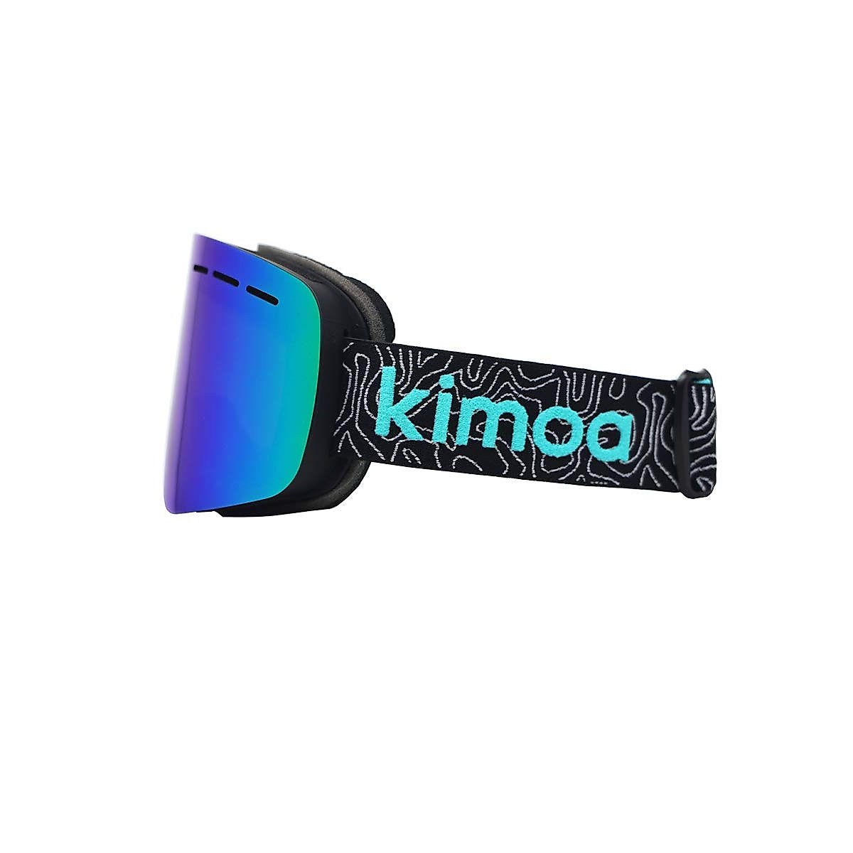 Kimoa - Ski Goggles Lab Gris, Adultos Unisex, Estandár