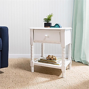 DaVinci Jenny Lind Spindle Nightstand in White