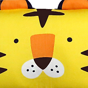 Milo & Gabby MMB-005 The Original Kids Animal Pillowcase, Tom The Tiger, Toddler