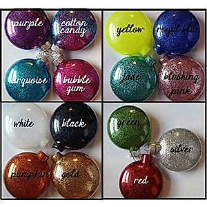 Personalized ASL Christmas Ornament - I love you sign American Sign Language for Deaf or Interpreter - Great gift for her or white elephant gift exchange