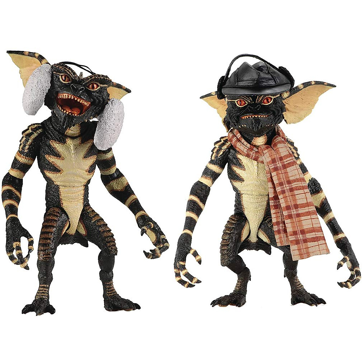 NECA Gremlins: Christmas Carol Winter Scene - Clothed 7" Scale Action Figures Set of 2