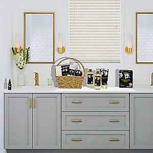 Valentines Day Gifts for Mom, Bath and Body Gift Basket for Women and Men – Orchid & Jasmine Home Spa Set With Body Scrubs, Lotions, Oils, Gels and More - Care Package for Women & Men - 9 Piece Set