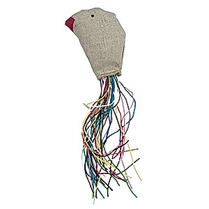 Honest Pet Products Eco Kitty Bird is a Truly Natural and Safe Toy for Your Kitty. Filled with Organic Catnip, Enticing Rattle and Colorful Hemp Twine Tail. Made in The USA and Money Back Guaranteed