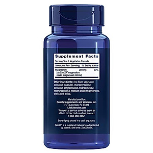 Life Extension Extend-release Magnesium – Prolonged Cardiovascular & Bone Health Support – Gluten-free – Non-GMO – Vegetarian – 60 Vegetarian Capsules