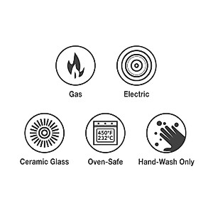 Tramontina Dutch Oven Cast Iron 5.5 Qt Latte with Gold Stainless Steel Knob, 80131/085DS