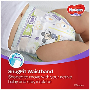 HUGGIES Little Movers Diapers, Size 6, 42 Count (Packaging May Vary)
