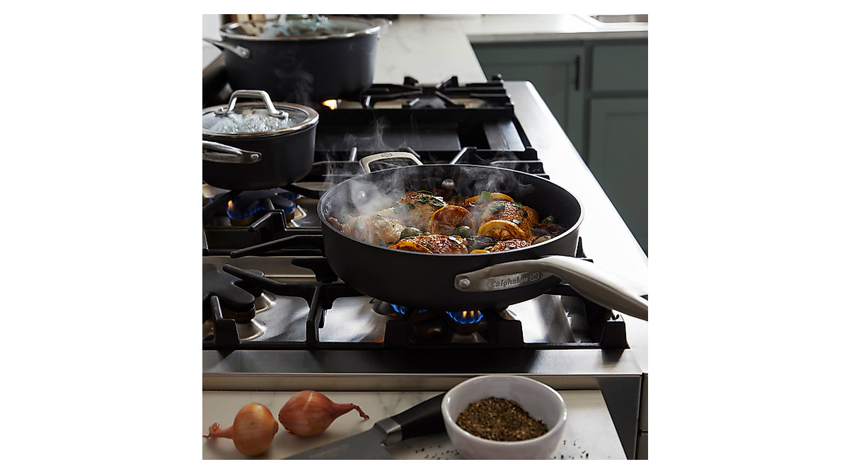 Calphalon Premier 13-Inch Deep Skillet - Nonstick & Durable