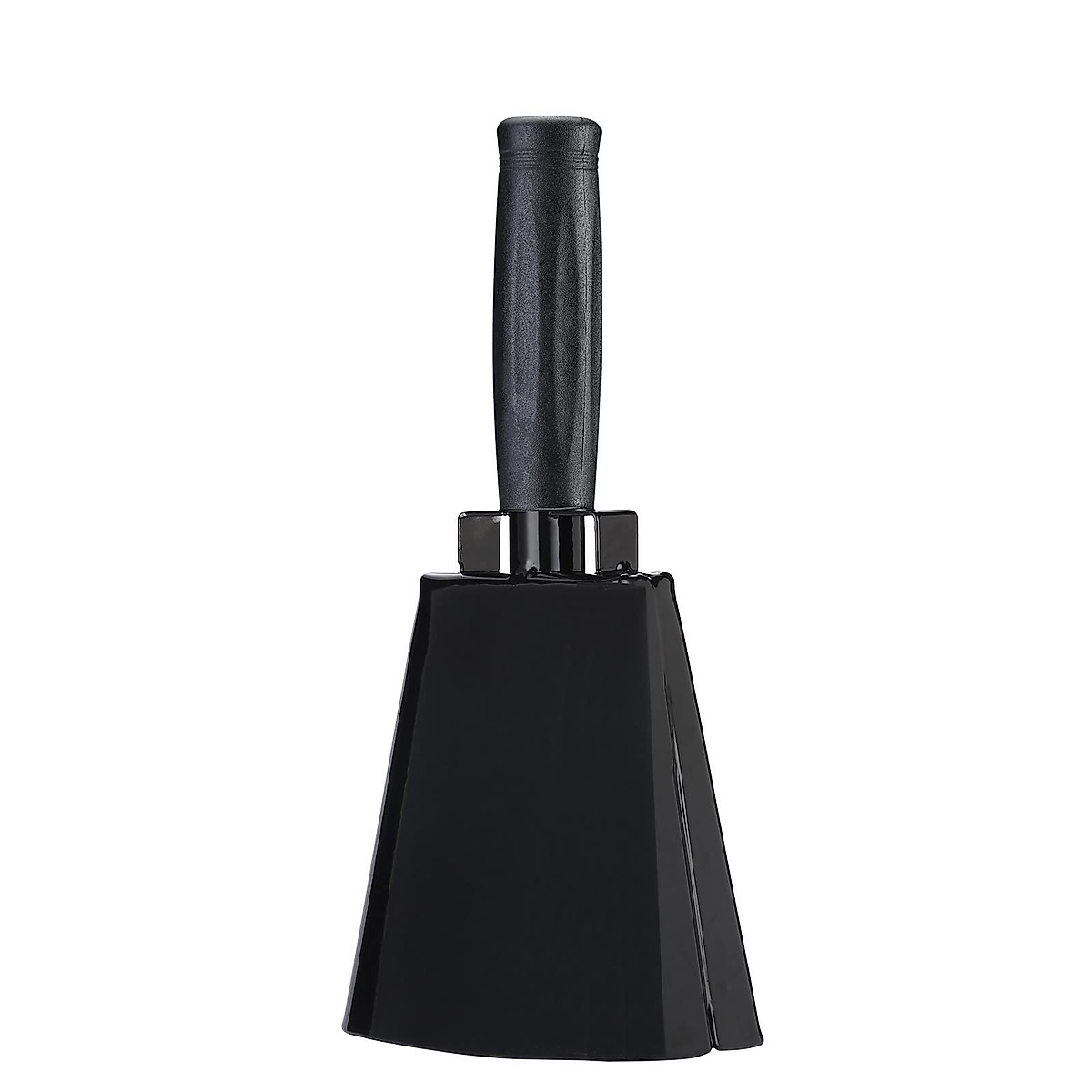 8’’ Steel Cow Bell with Handle, Noise Maker Cowbell, Cheering Loud Hand Call Bell for Sport Events Football Soccer Hockey Baseball Basketball Games Party Concert Graduations School Wedding Farm Ranch