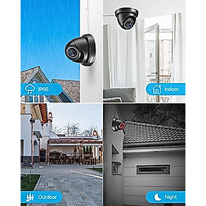 ZOSI 2.0MP HD 1080p 1920TVL Security Camera, 4-in-1 HD TVI/CVI/AHD/CVBS CCTV Camera,80ft Night Vision,Indoor Outdoor,Aluminum Housing for 960H,720P,1080P,5MP,4K Analog Home Surveillance DVR System