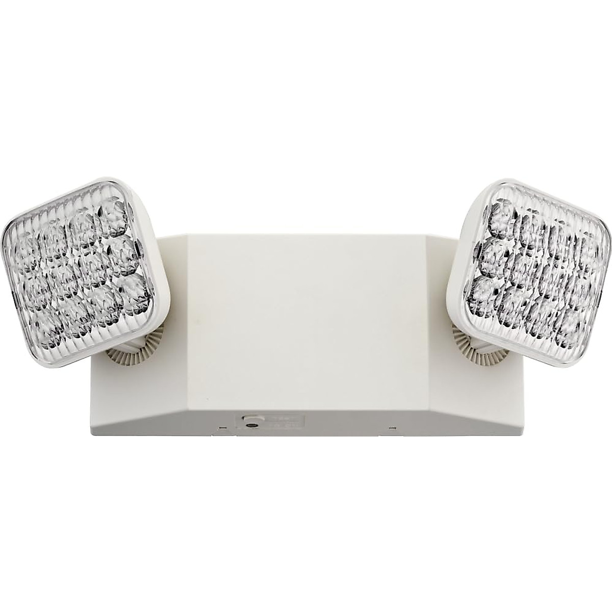 Lithonia Lighting EU2C CP4 LED Two-Headed Emergency Lighting Unit, California Certified, Contractor Pack of 4, White