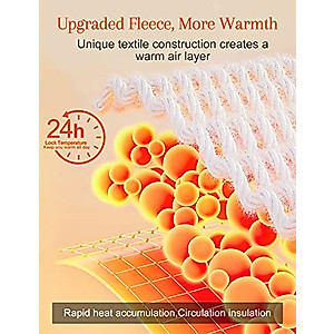 Flygo Men's Winter Warm Active Fleece Joggers Pants Athletic Sherpa Lined Sweatpants(02 Dark Grey-M)