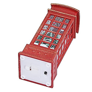 Fauitay Christmas Lamp,Christmas Snow Globe Lantern,Christmas Decorative Lantern Christmas Table Night Light Lighted Snow Globe Lantern (Tree Shape)