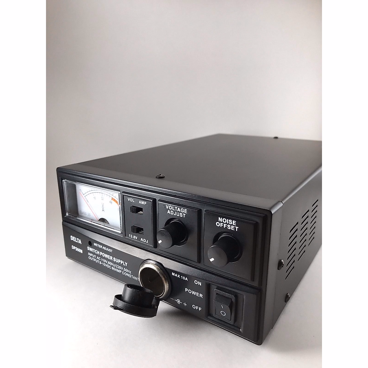 DELTA DPS60M 60 Amp AC/DC Switching Power Supply w/Volt AMPerage Meter Compatible for Ham CB