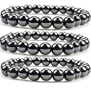 Drkao 2 Pack Magnetic Anklets Bracelets, Ankle Wrist Band, Magnetic Therapy, Support the Immune System, Amazing Gift Relieve Stress and Frustration