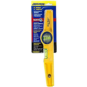 Swanson Tool TL035M Magnetic Pro-Cast Torpedo Level (Rare Earth Magnets)