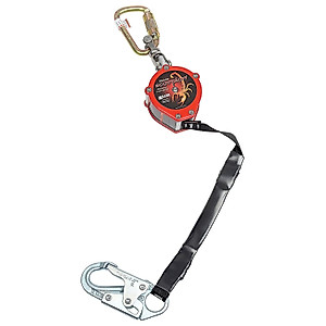 Miller ScorpionTM Personal Fall Limiters, Locking Snap Hook, 9'