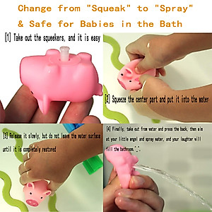 Rubber Pig Bath Toy Bath Toy Baby Bulk Baby Shower Birthday Decorations Party Favors Gift