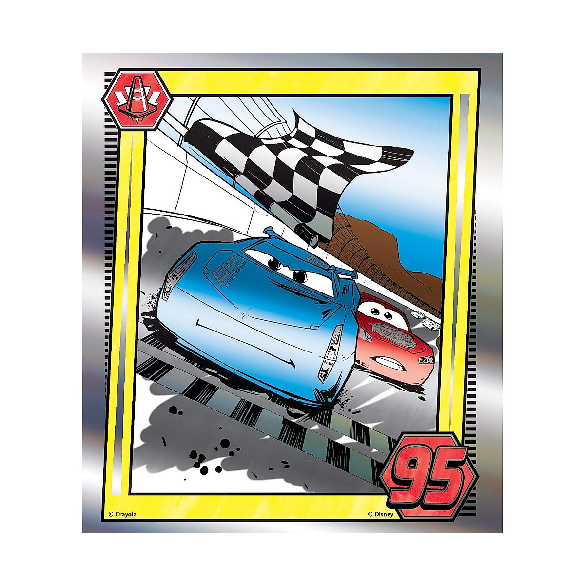 Crayola Color Wonder Cars 3, Mess Free Coloring, 12 Pages, 75-2450