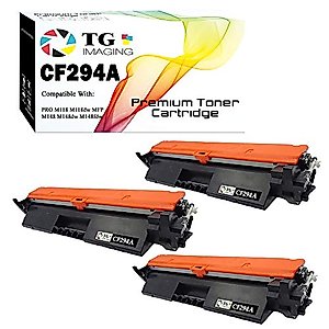 3-Pack TG Imaging (3xBlack) Compatible CF294A Toner Cartridge 294A Replacement for HP 94A Pro M118dw MFP M148dw M148fdw M149fdw Toner Printer