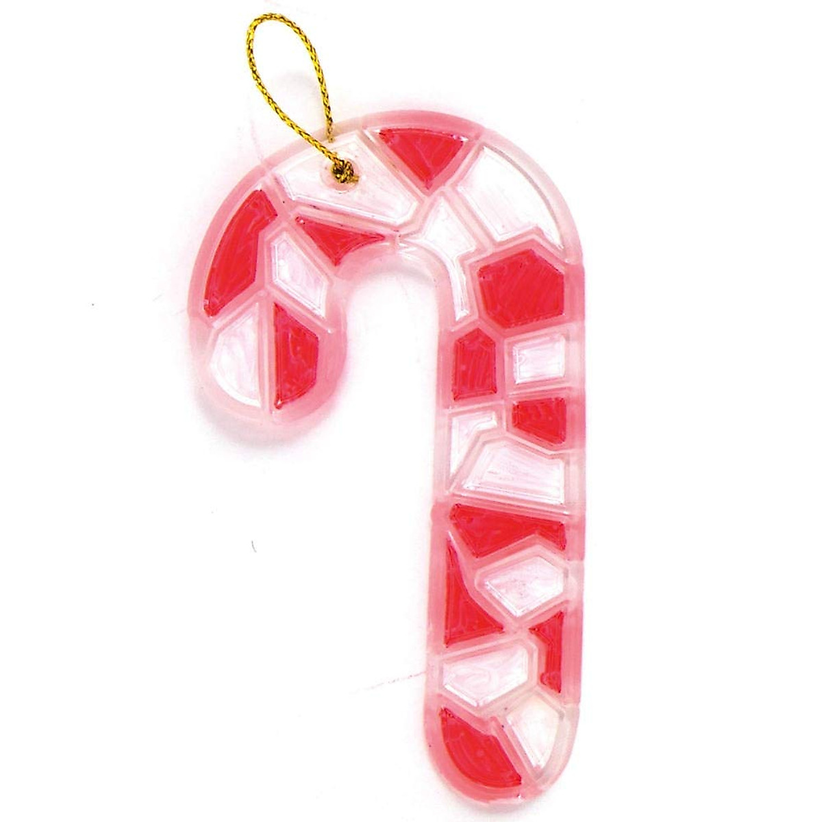 Baker Ross AX570 Christmas Crystal Mosaic Decorations - Pack of 10, Acrylic Festive Suncatchers for Creative Art and Craft Activities, to Make and Decorate.