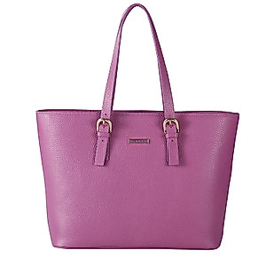 Banuce Leather Purses and Handbags for Women Large Capacity Shoulder Bag Ladies Office Work Bag Purple