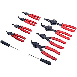 8milelake 11pcs Snap Ring Plier Kit Circlip Combination Retaining Clip Car Truck Motorcycle