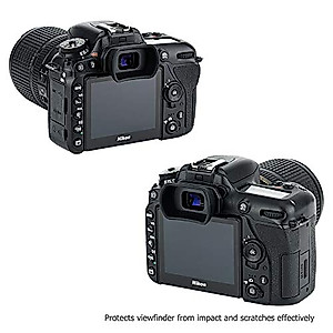 Kiwifotos Long Soft Viewfinder Eyecup Eyepiece for Nikon D750 D780 D610 D600 D7500 D7200 D7100 D7000 D5200 D5100 D5000 D3500 D3400 D3300 D3200 D3100 D3000 D300s and More
